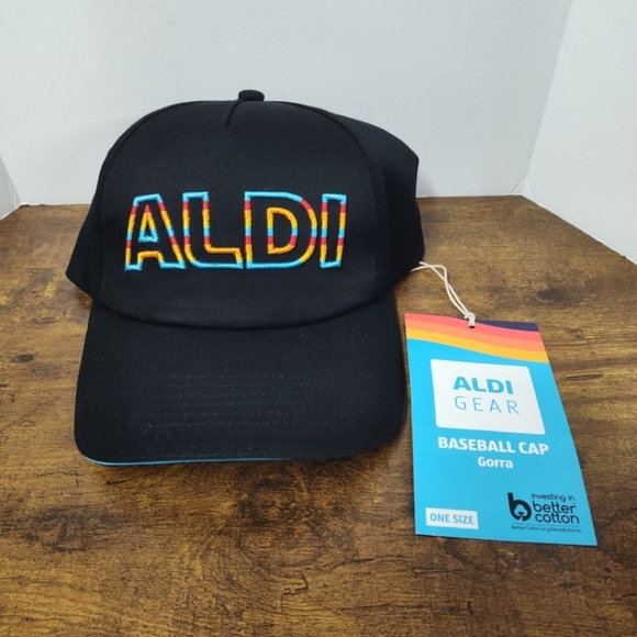 Aldi | Accessories | 224 Aldi Gear Black Baseball Hat Cap Brand New ...